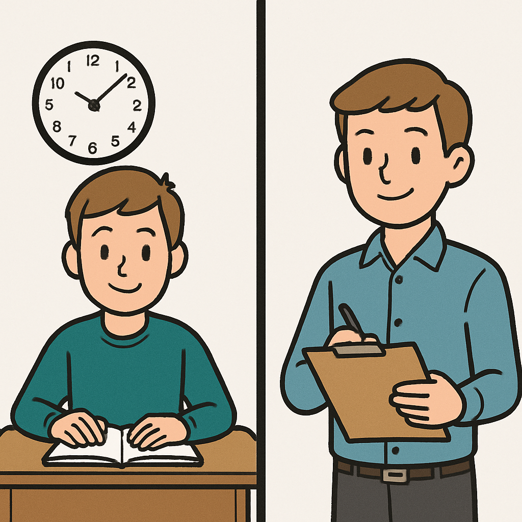 Comparing School and Work Environments