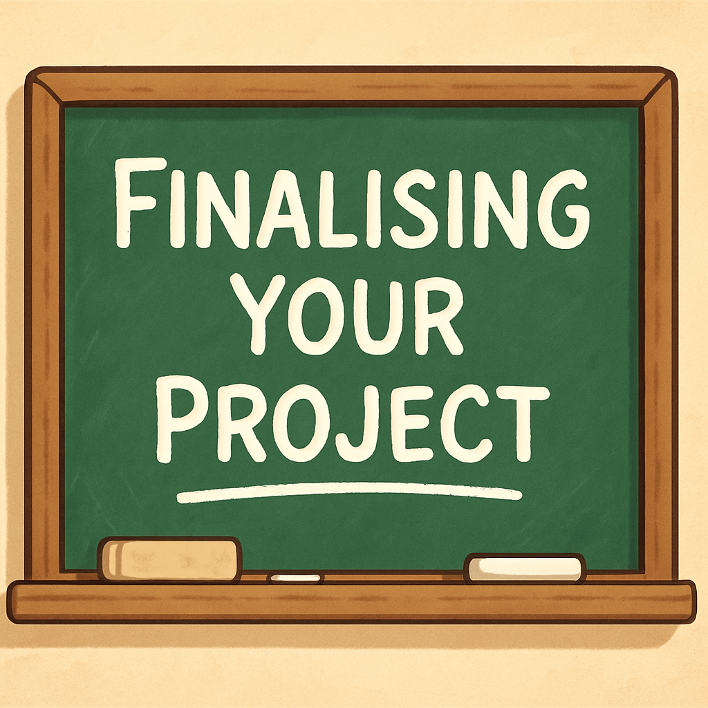Finalising & Reflection
