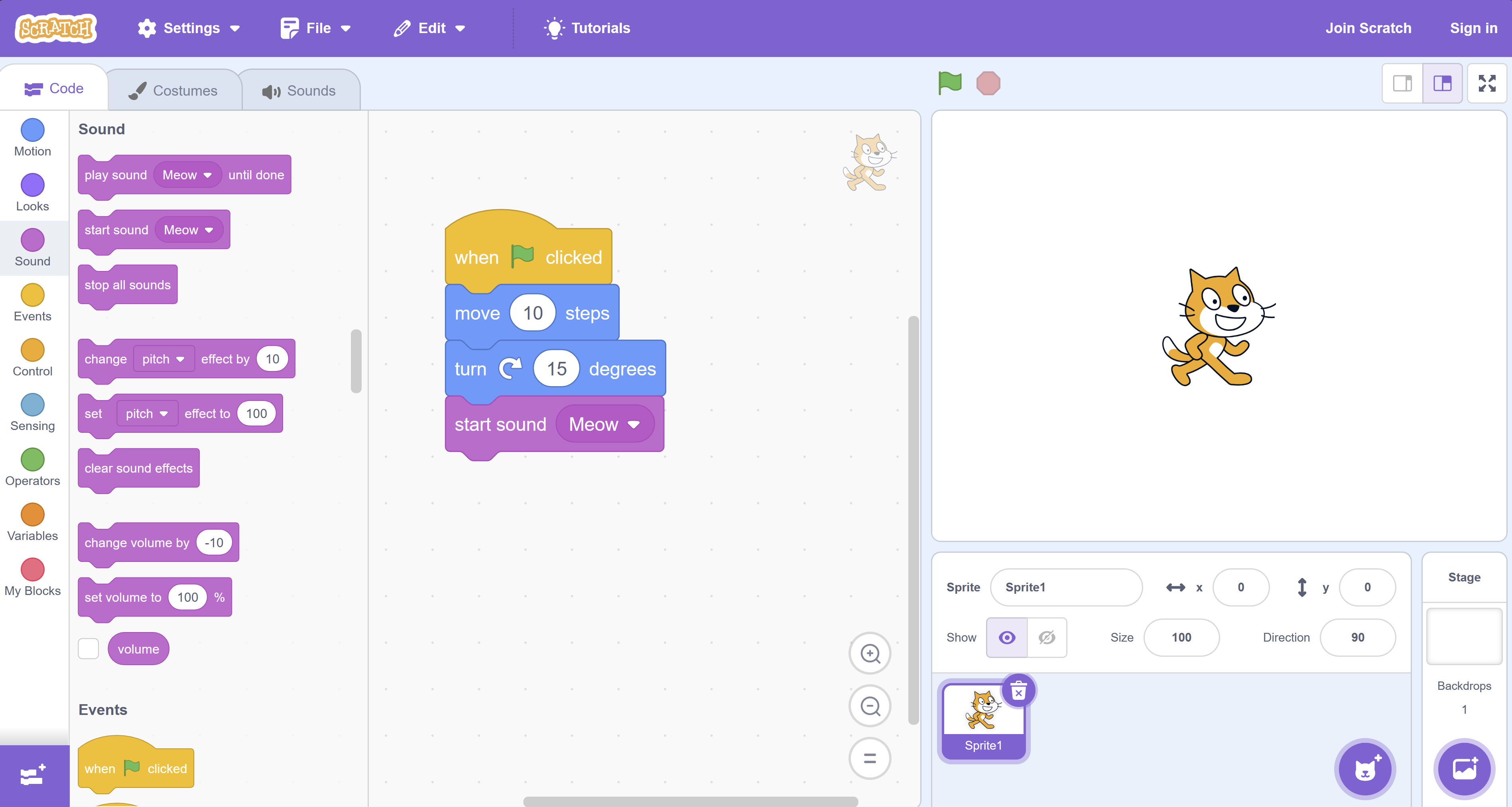 Introduction to Scratch
