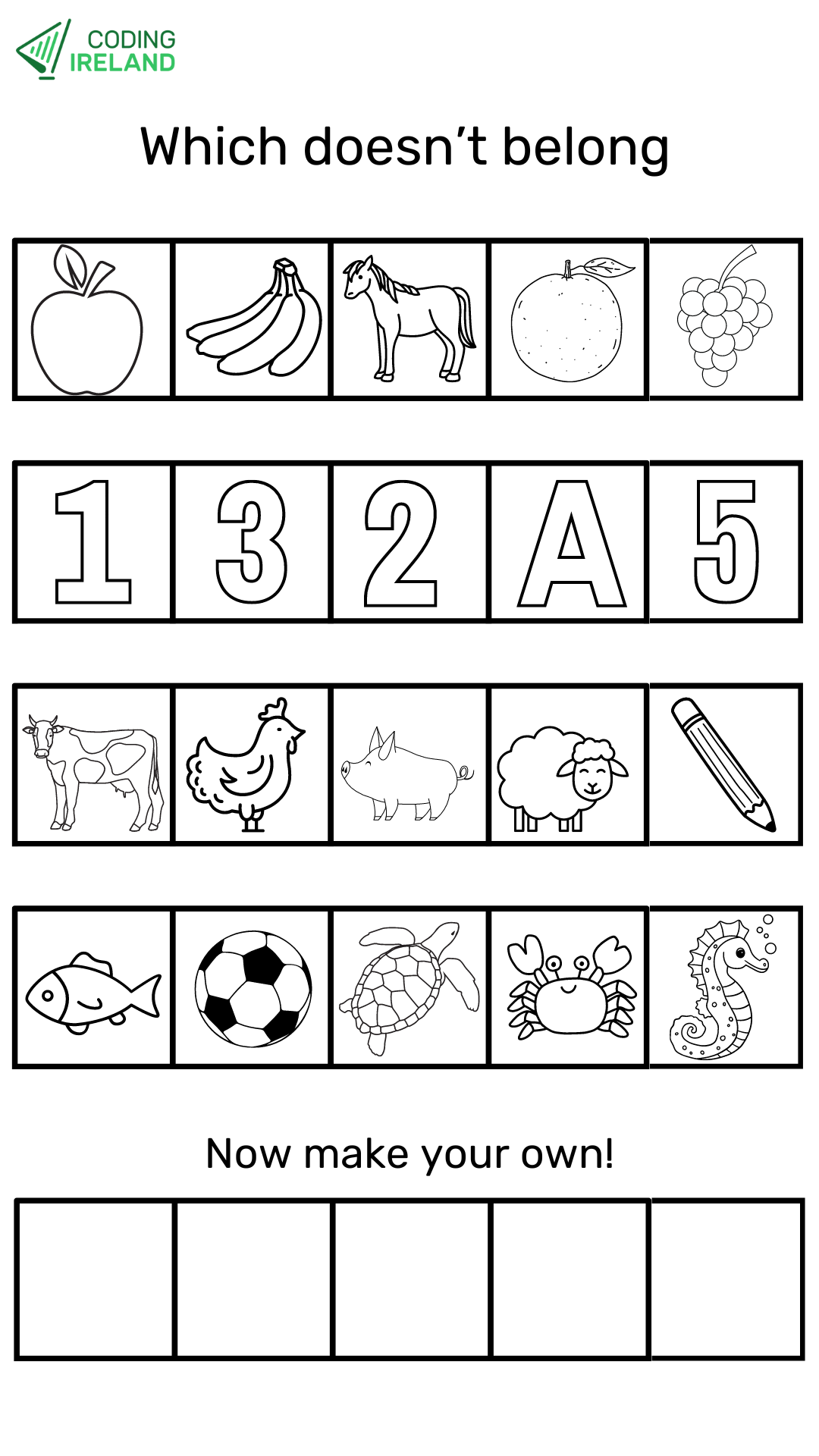 Which One's Different? The Odd One Out