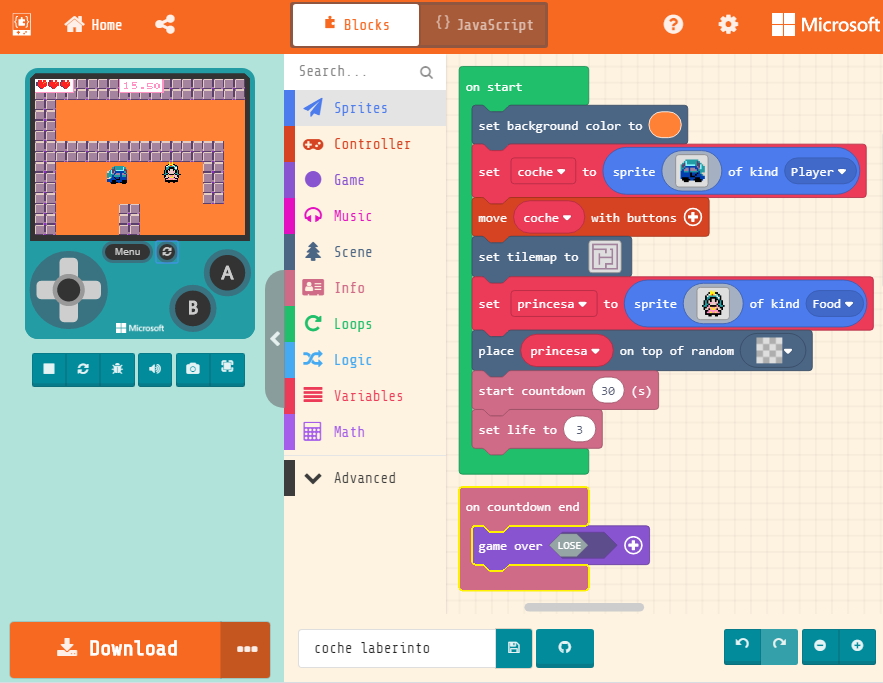 Introducing MakeCode Arcade