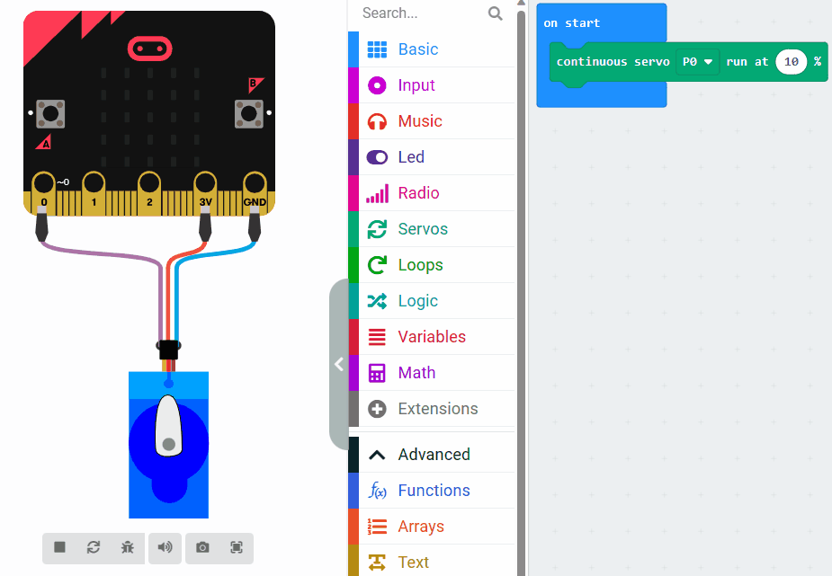 How to program a Servo